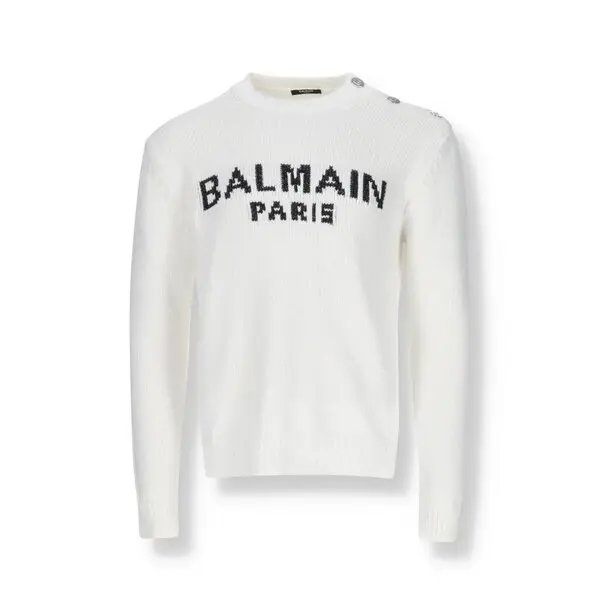 Balmain Cotton Logo Sweater