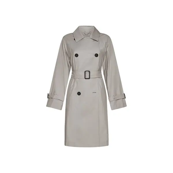 Max Mara Cotton Trench Coat - Cream