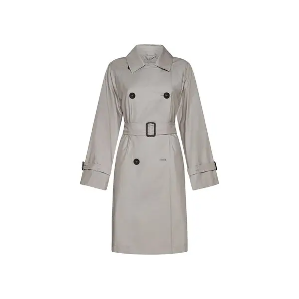 Max Mara Cotton Trench Coat - Cream