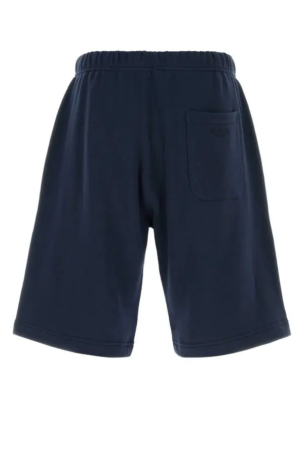 Kenzo Navy Cotton Bermuda Shorts