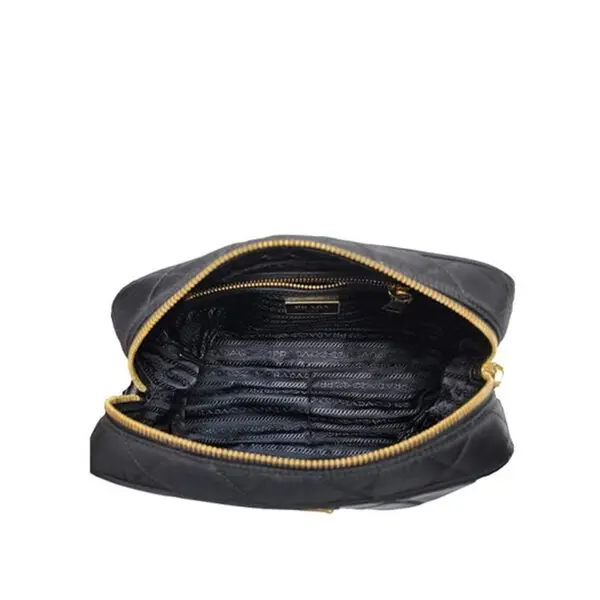 Prada Quilted Nylon Camera Bag - Black