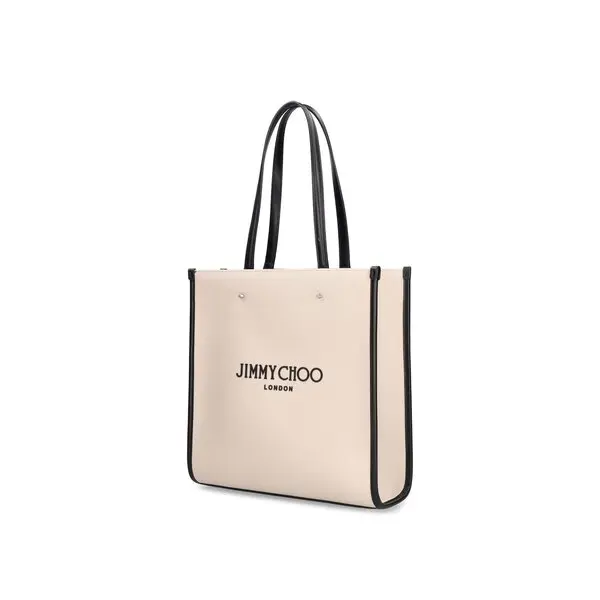 JIMMY CHOO Medium Logo Tote Bag