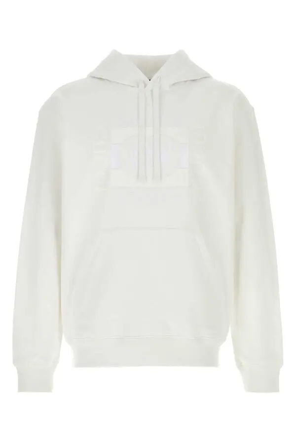 Gucci Cotton Sweatshirt With Embossed Detailing - White