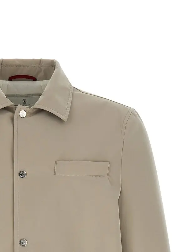 Brunello Cucinelli Padded Jacket - Gray