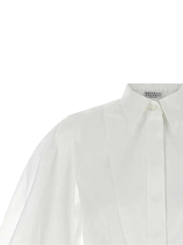 Brunello Cucinelli Cotton Organza Shirt