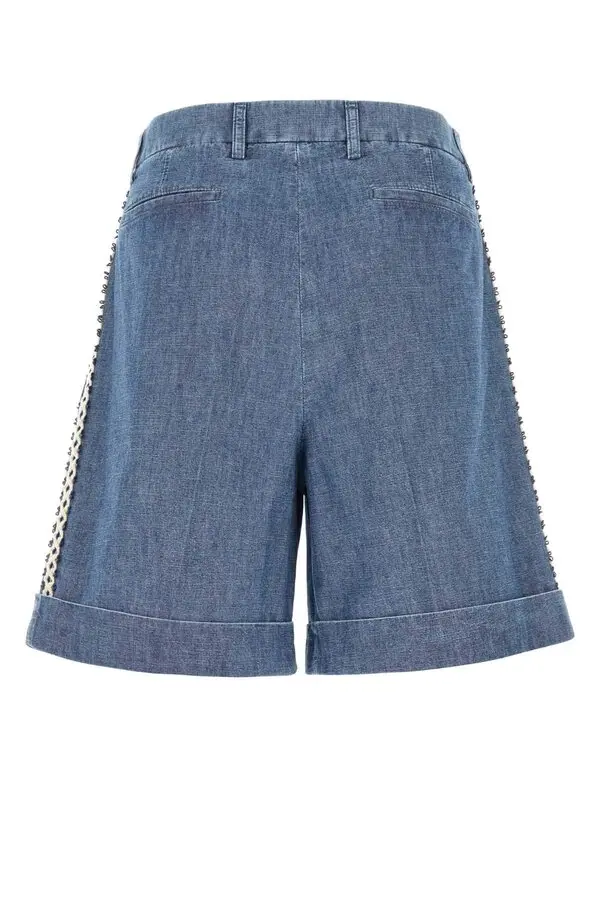 Valentino Garavani Denim Bermuda Shorts