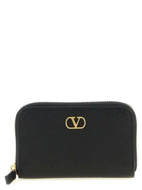 Valentino Garavani Vlogo Signature Cardholder - Black
