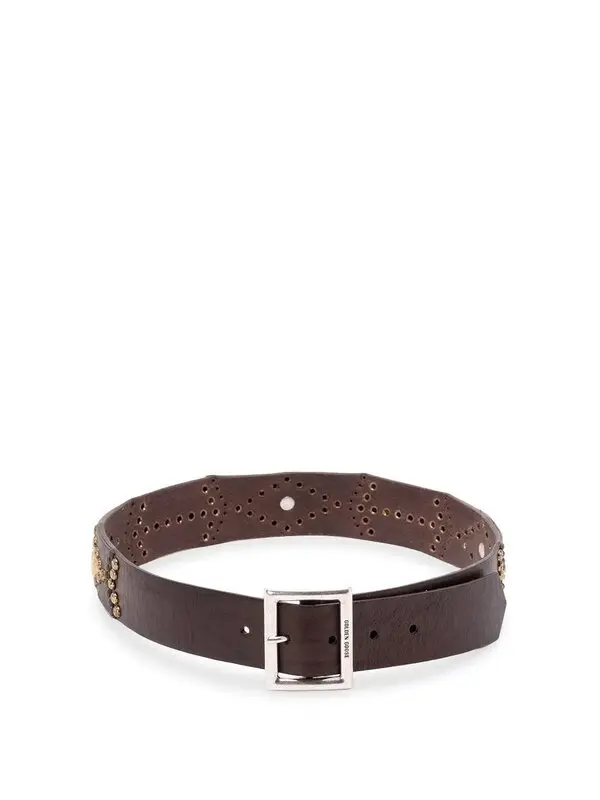 GOLDEN GOOSE Sierra Leather Belt - Multicolor