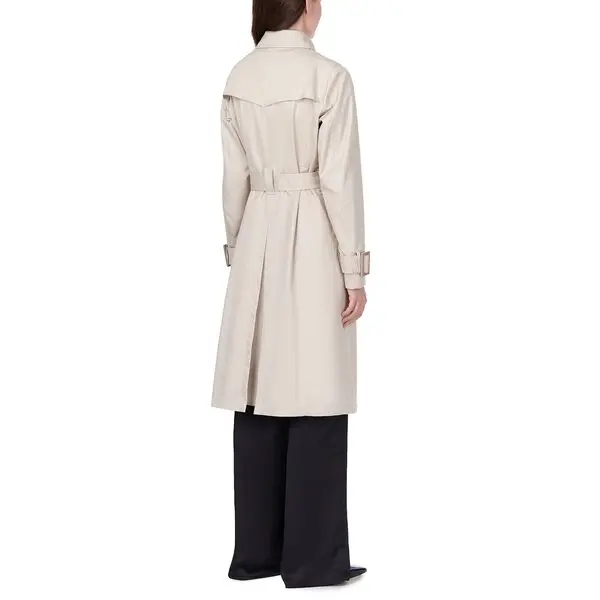 Herno Cotton Trench Coat - White