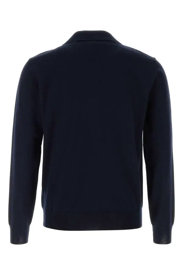 Valentino Garavani Midnight Wool Polo Shirt