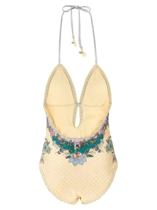 Zimmermann Indra Printed One-piece Swimsuit - Multicolor
