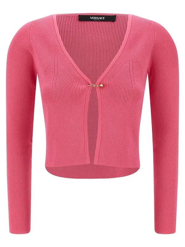 Versace Safety Pin' Cardigan