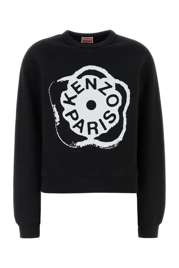 Kenzo Cotton Sweatshirt - Black