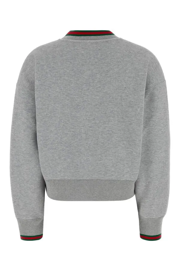 Gucci Grey Cotton Blend Sweatshirt