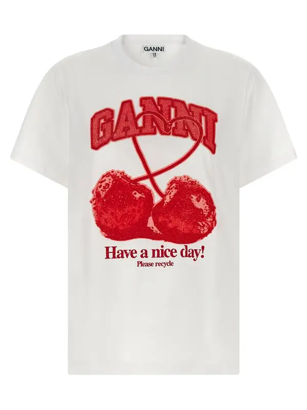 GANNI Cherry' T-shirt