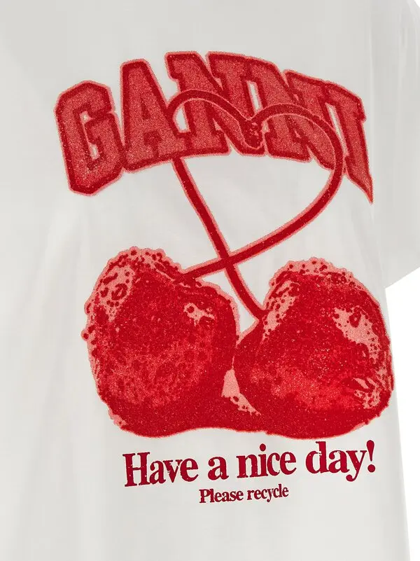 GANNI Cherry' T-shirt