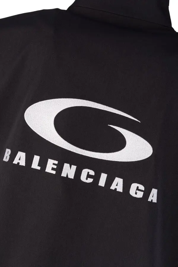 Balenciaga Stand Collar Zip-up Sweatshirt - Multicolor