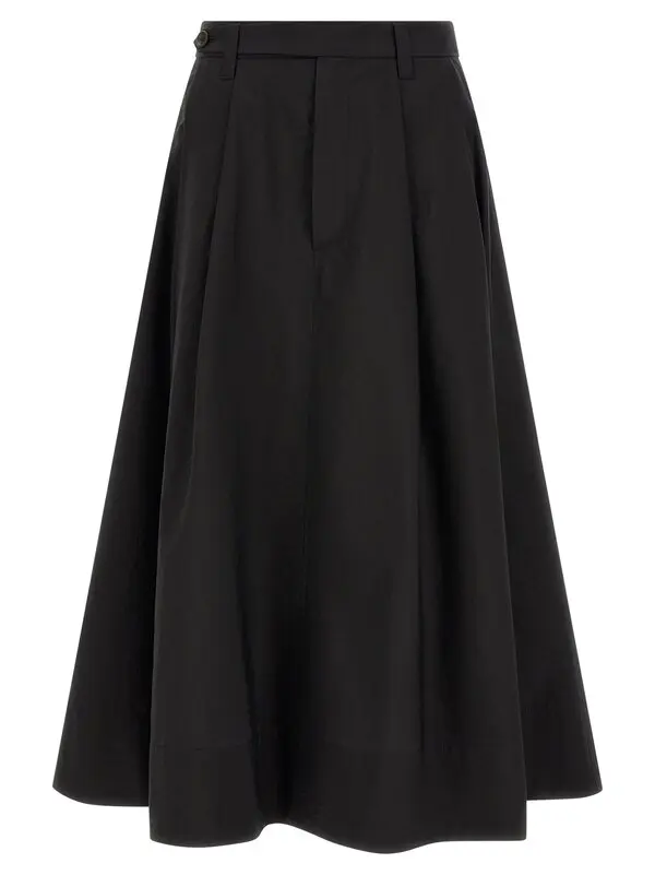 Brunello Cucinelli Midi Skirt - Black