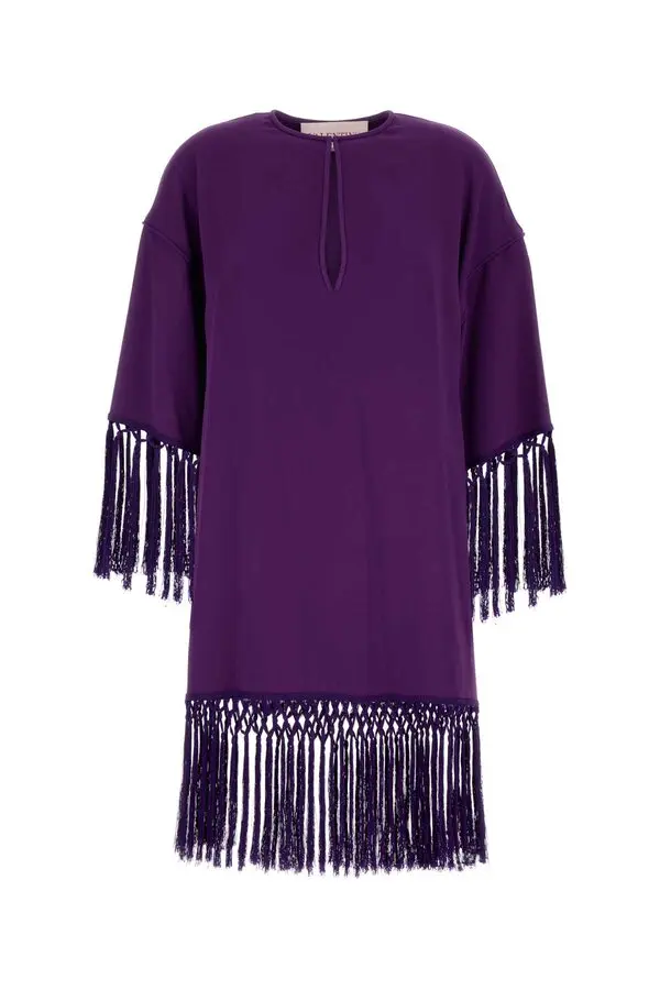 Valentino Garavani Cady Dress - Purple