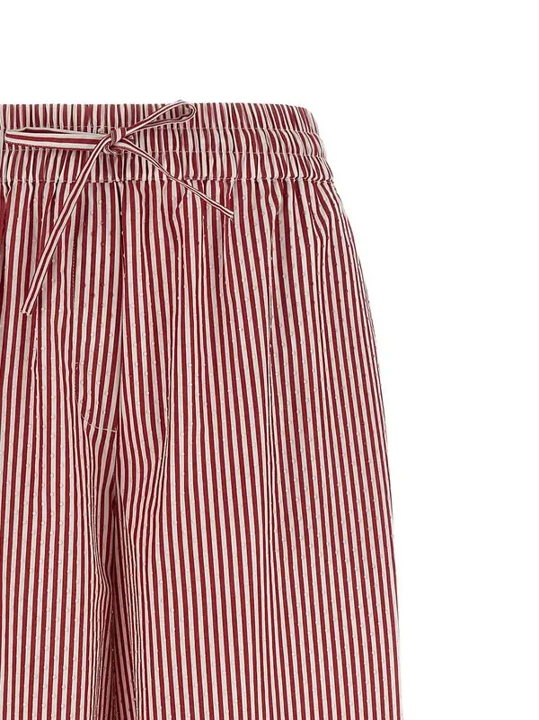 P.a.r.o.s.h Cashine Cotton Poplin Striped Pants