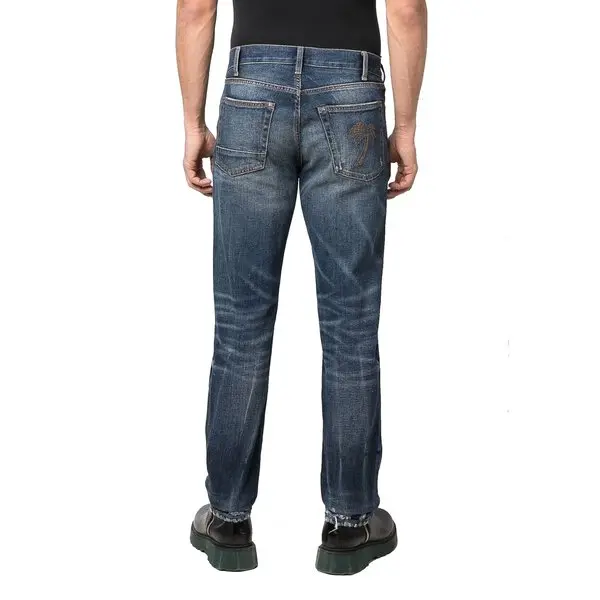 Palm Angels Cotton Denim Jeans