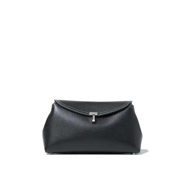 TOTEME T-lock Clutch Bag - Black