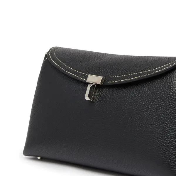 TOTEME T-lock Clutch Bag - Black