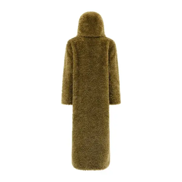 Herno Curly Faux Fur Coat
