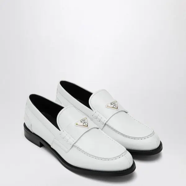 Prada Brushed Leather Loafer