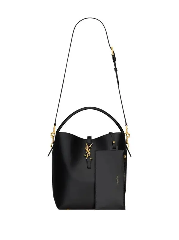 Saint Laurent Le 37 In Shiny Leather