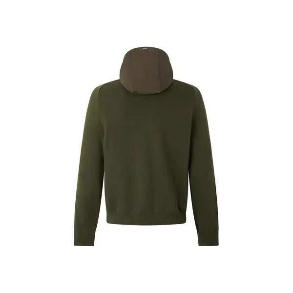 Herno Panelled Hooded Jacket - Green