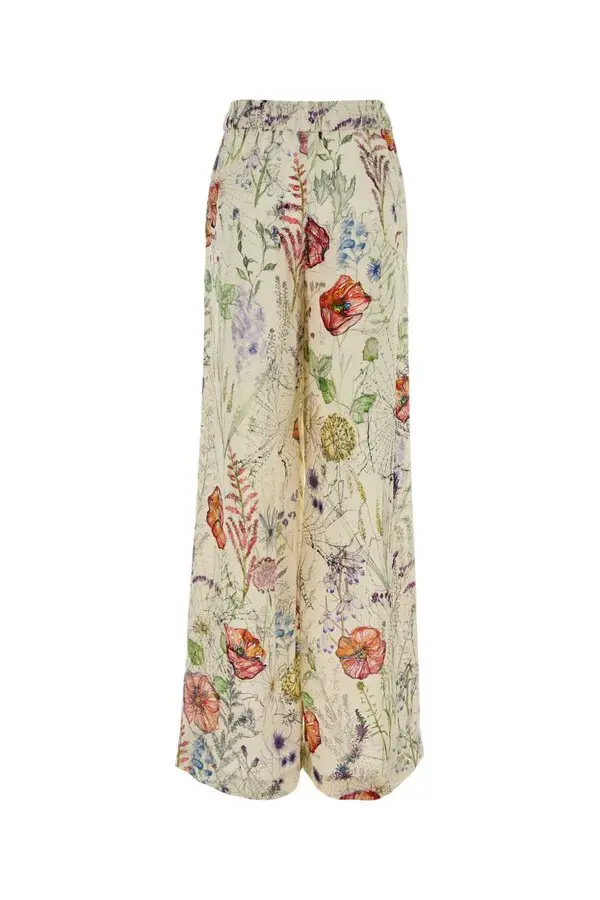 Alexander McQueen Printed Crepe Pyjamas Pant