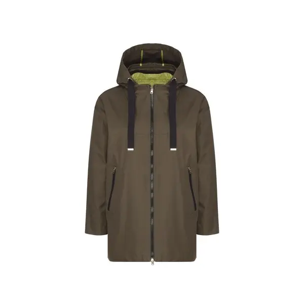 Herno Ruffled Flared Coat