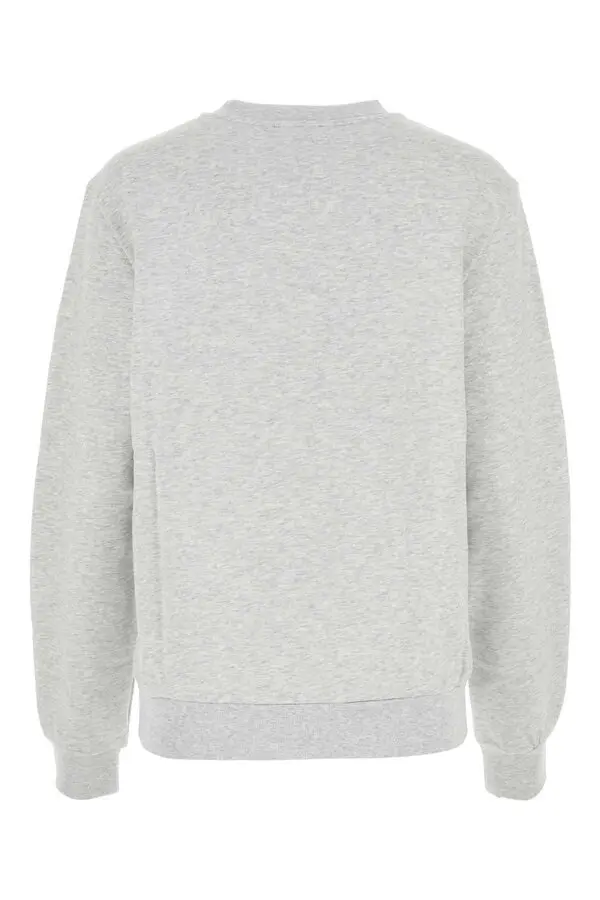 A.p.c. Melange Stretch Cotton Sweatshirt - Gray