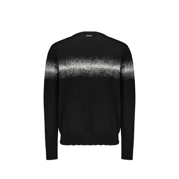 Herno Cotton Blend Pullover - Black