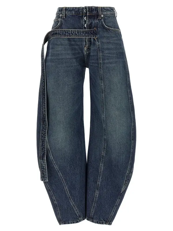 JEAN PAUL GAULTIER The Denim Strap' Jeans - Blue