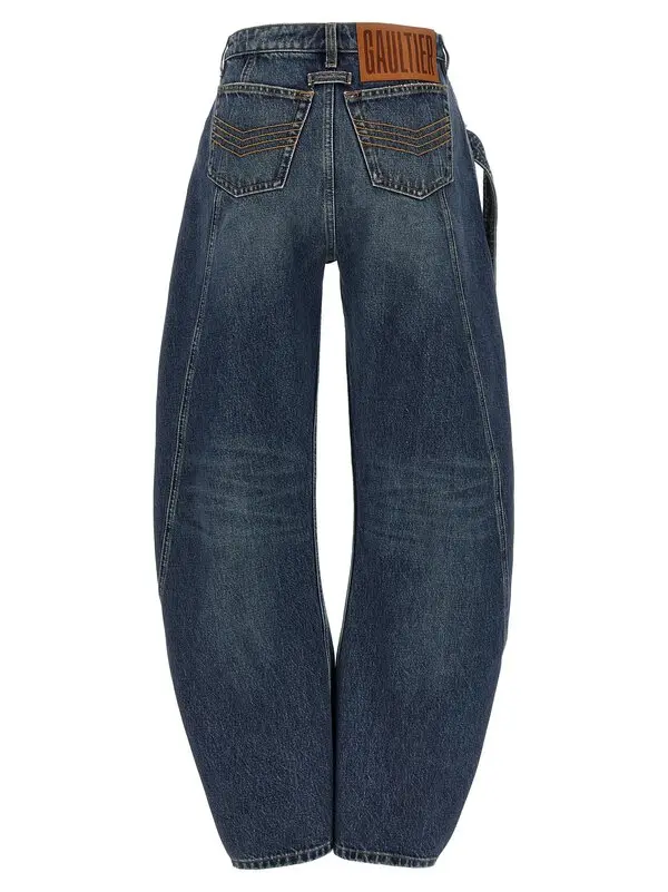 JEAN PAUL GAULTIER The Denim Strap Jeans