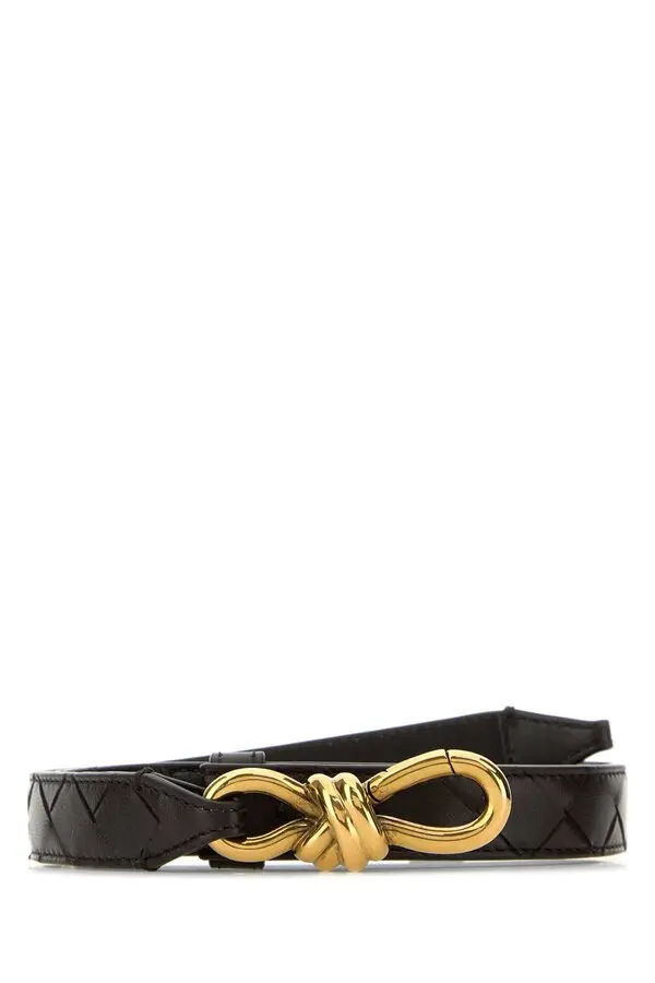Bottega Veneta Leather Belt - Brown