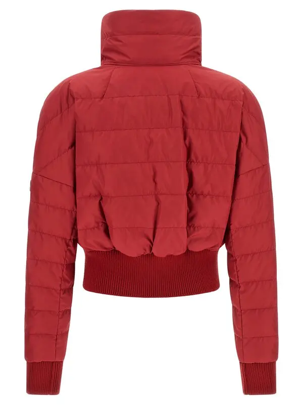 Rick Owens Moncler+ Cropped Down Jacket - Red