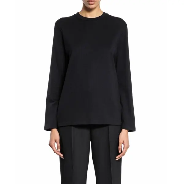 JIL SANDER Long Sleeved T-shirt - Black
