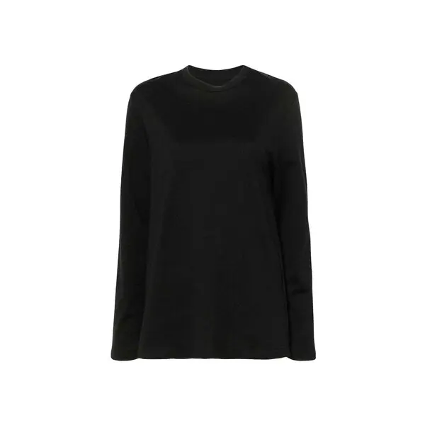 JIL SANDER Long Sleeved T-shirt - Black