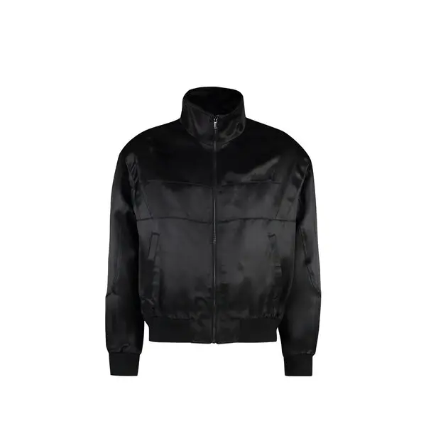 Saint Laurent Embroidered Bomber Jacket - Black