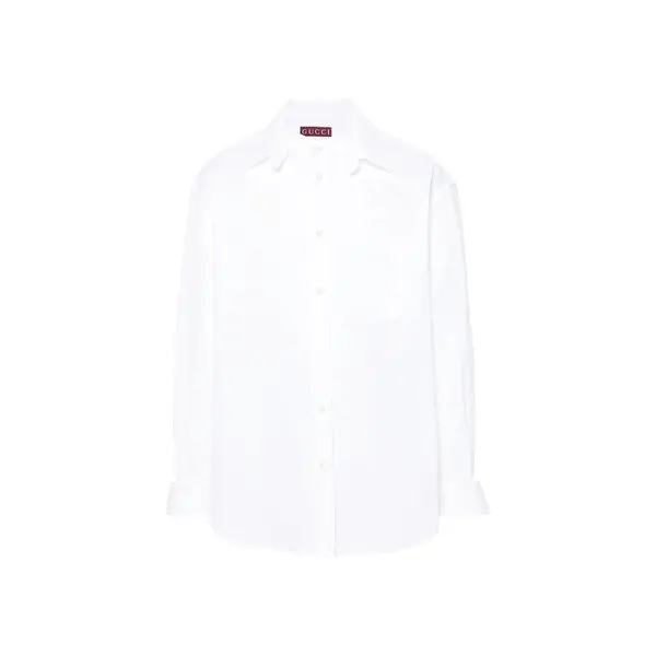 Gucci Cotton Logo Shirt - White