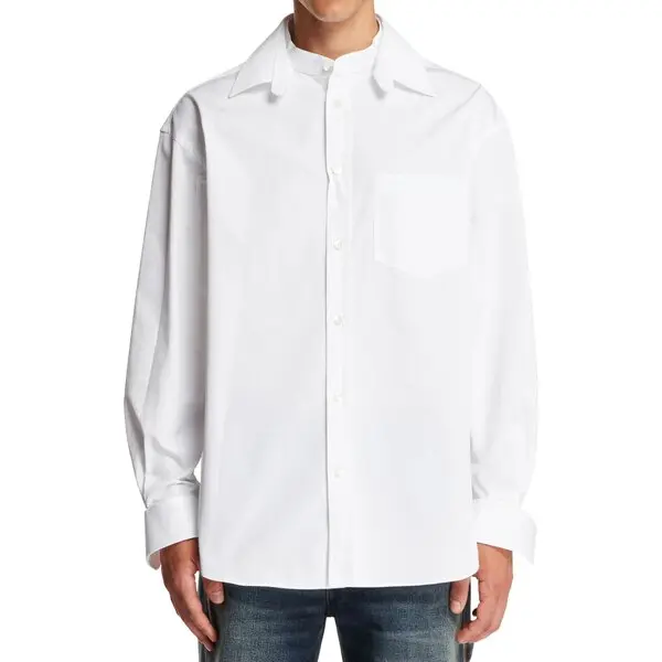 Gucci Cotton Logo Shirt - White