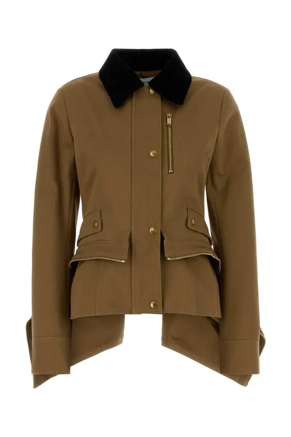 Alexander McQueen Mud Cotton Jacket