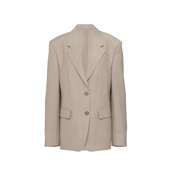 Prada Wool Blazer Jacket - Cream