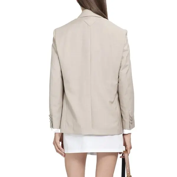 Prada Wool Blazer Jacket - Cream