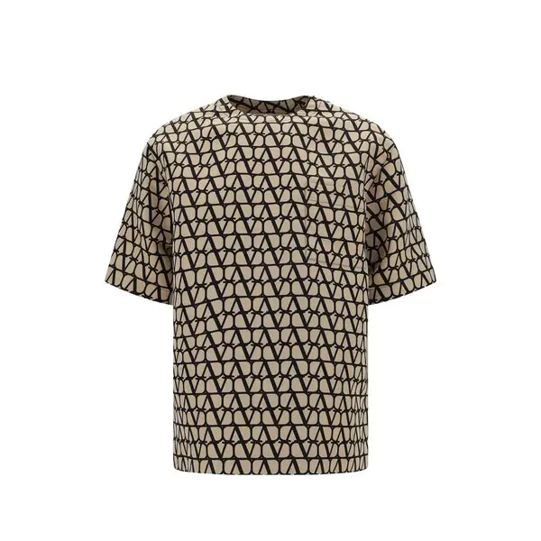 Valentino Garavani Iconographe Crewneck T-shirt - Brown