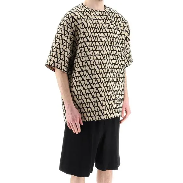 Valentino Garavani Iconographe Crewneck T-shirt - Brown