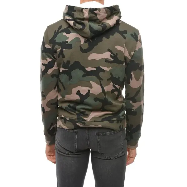 Valentino Garavani Camouflage Pattern Hoodie Sweatshirt